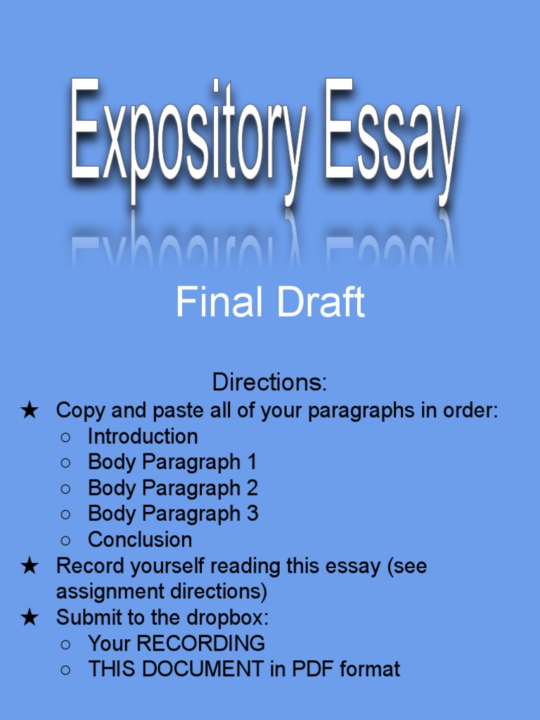 Expository Essay - Final Draft - Student | PDF | News | Memory