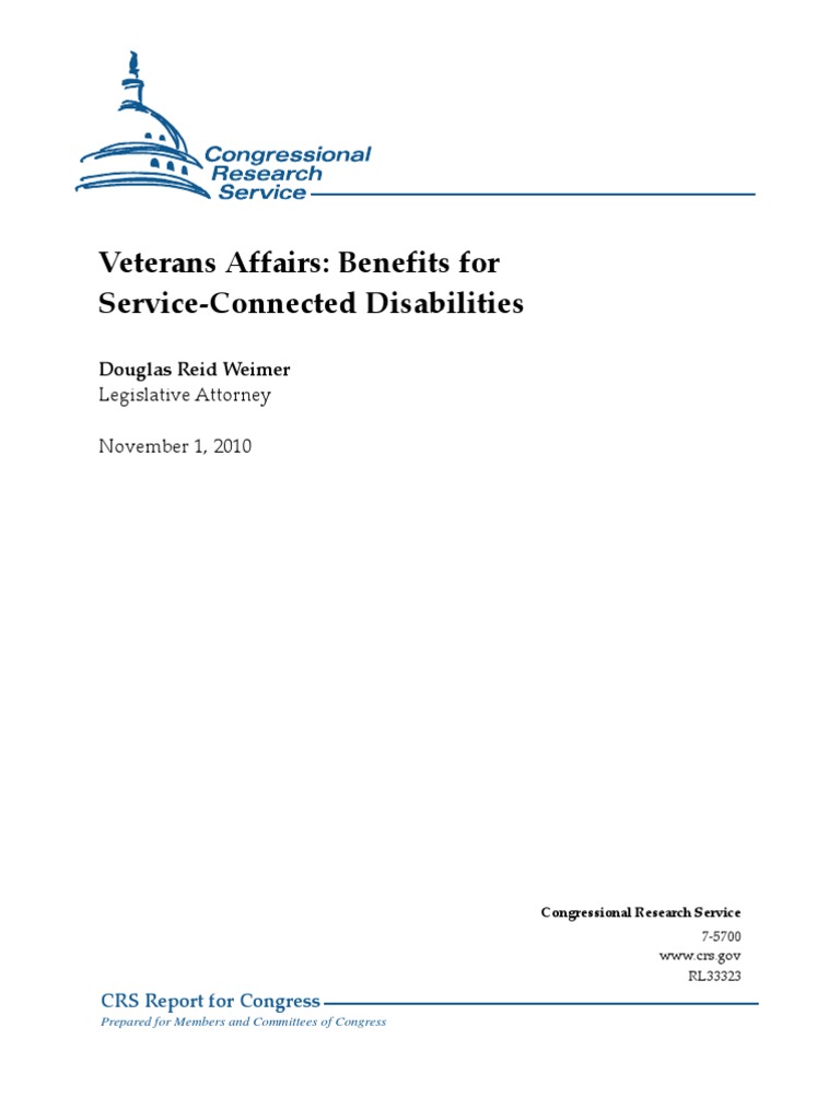 Veteran Benefits For Service-Connected Disabilities | PDF | United ...