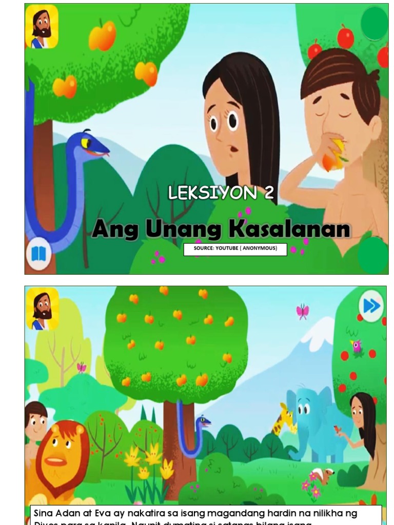Lesson 2 - Ang Unang Kasalanan | PDF