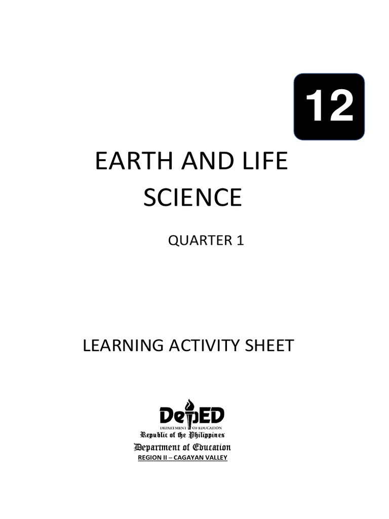 Earth and Life Science Week 1 2 | PDF | Atmosphere Of Earth | Atmosphere