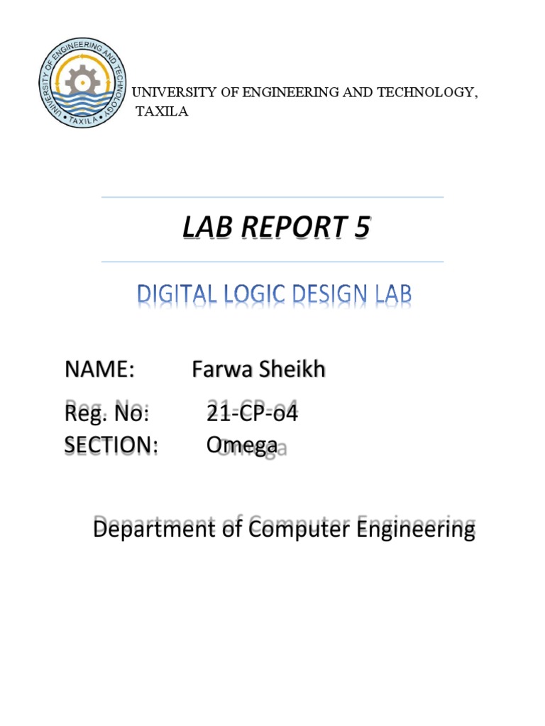 21 Cp 04 Lab Report 5 Pdf Boolean Algebra Teaching Mathematics 