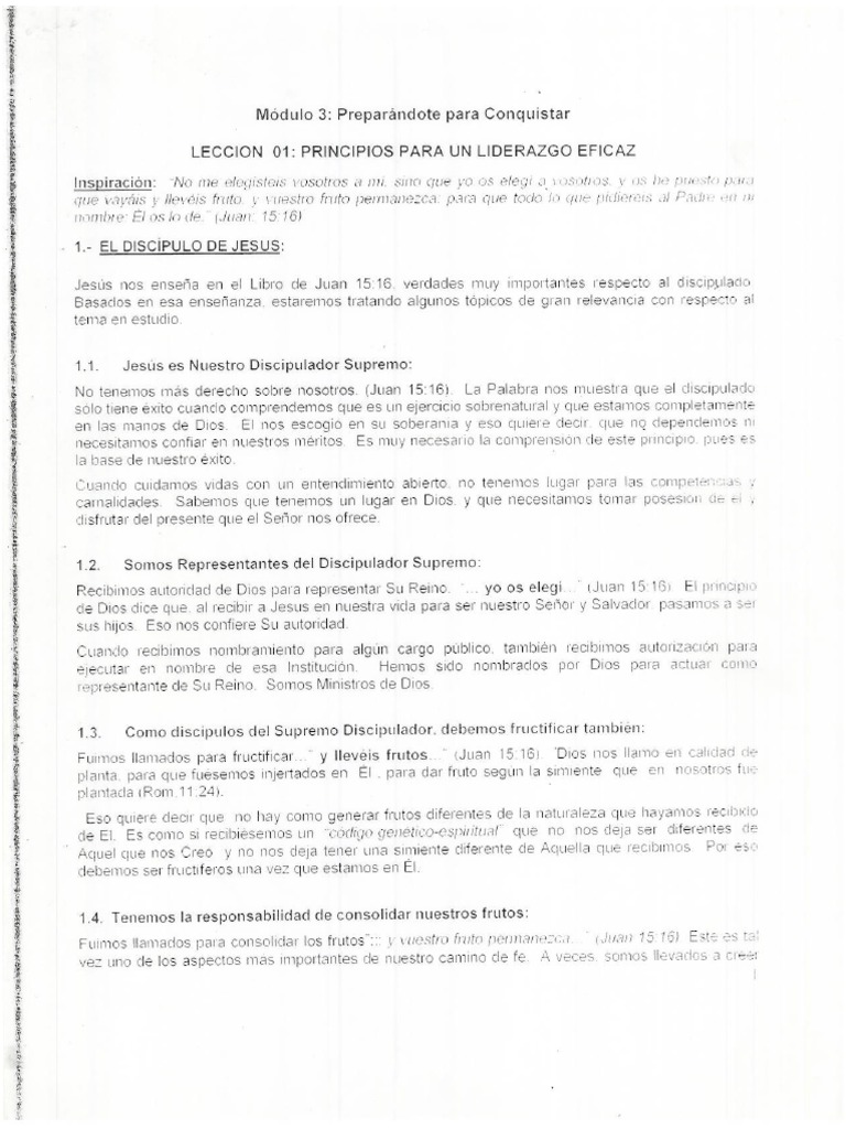 Modulo 3, Leccion 1 | PDF