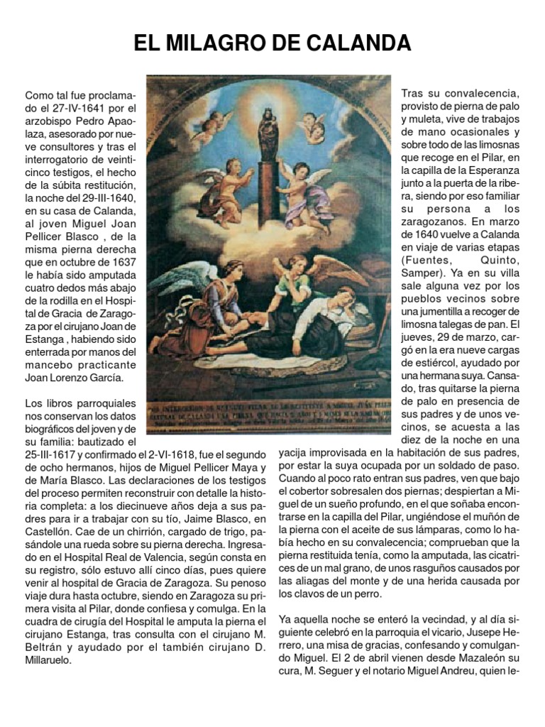 El Milagro de Calanda | PDF