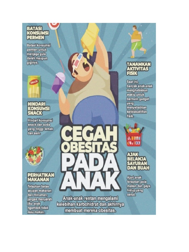 Poster Obesitas Pada Anak | PDF