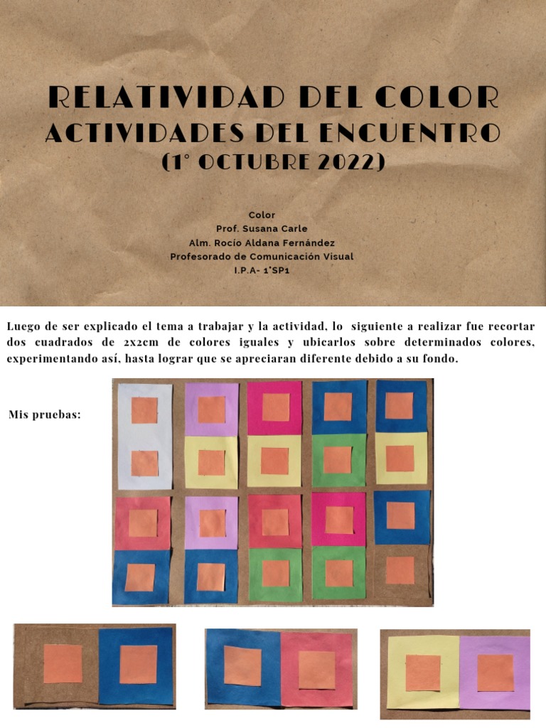 Actividades Del Encuentro 1 | PDF