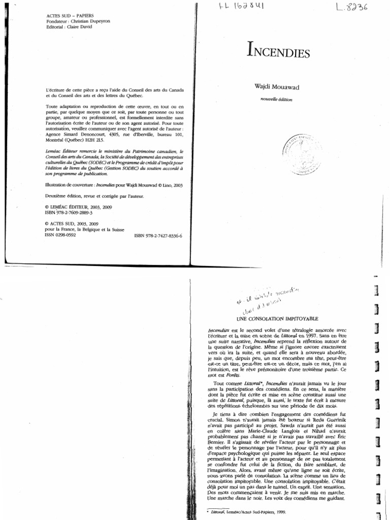 Incendies | PDF