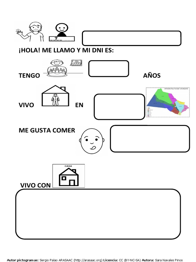 Carta de Presentacion Hola Me Llamo | PDF