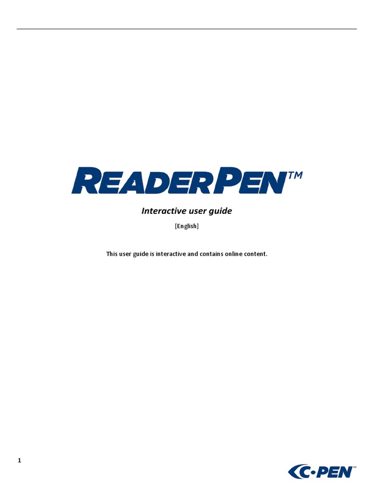 C610R Interactive User Guide | PDF | Menu (Computing) | Image Scanner