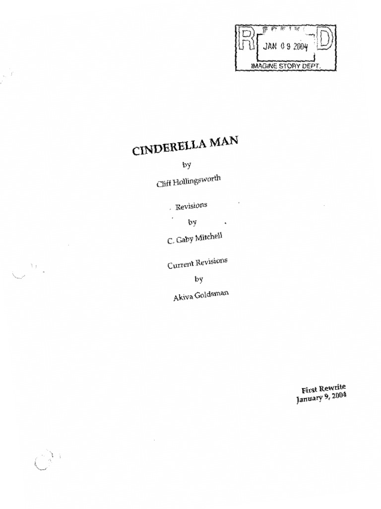 Cinderella Man 2005 | PDF