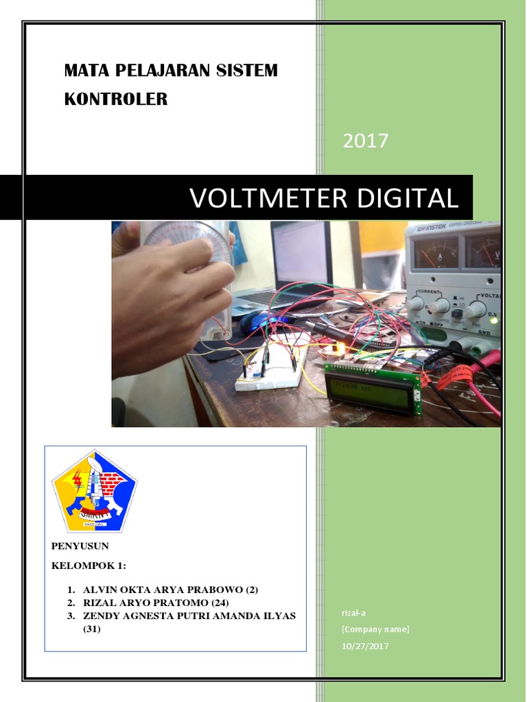 Laporan Kelompok 1 Voltmeter Digital | PDF