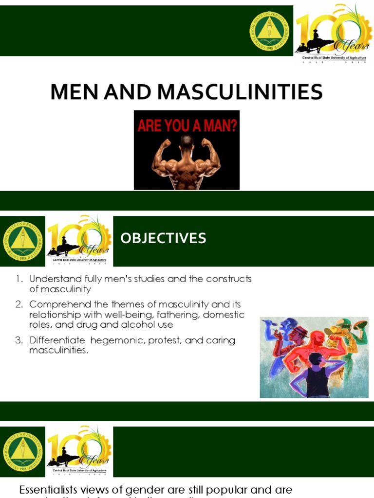 TEMPLATE-MASCULINITY Final | PDF | Masculinity | Gender