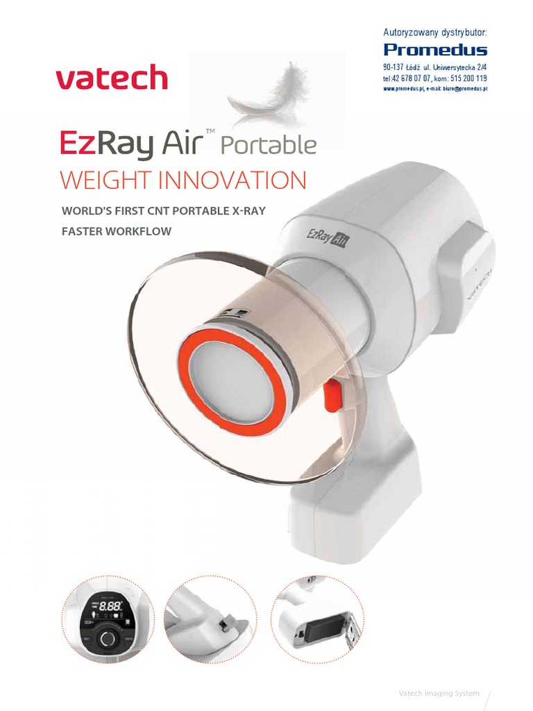 Vatech EzRay Air Portable - Folder | PDF | X Ray | Carbon Nanotube