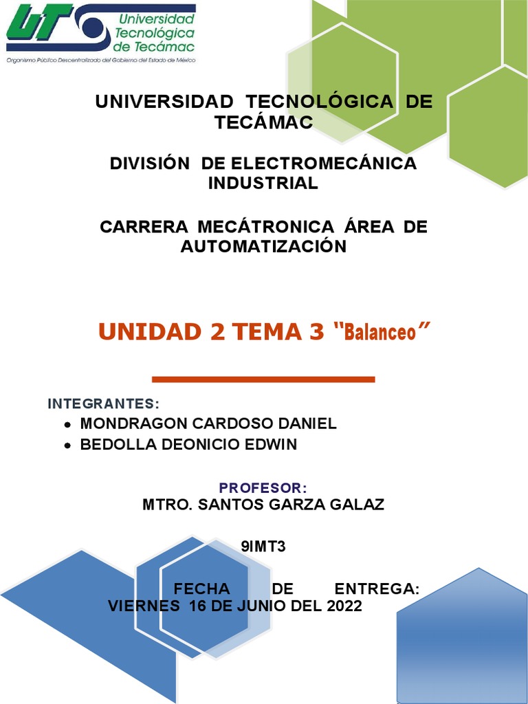 Desbalanceo y Balanceo en Máquinas Rotativas | PDF | Rodamiento ...