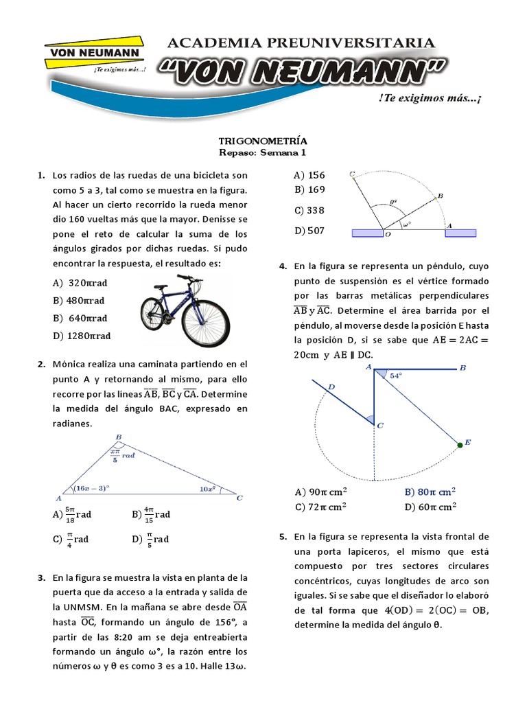 Problemas de Trigonometría Avanzada | PDF | Geometría Elemental ...