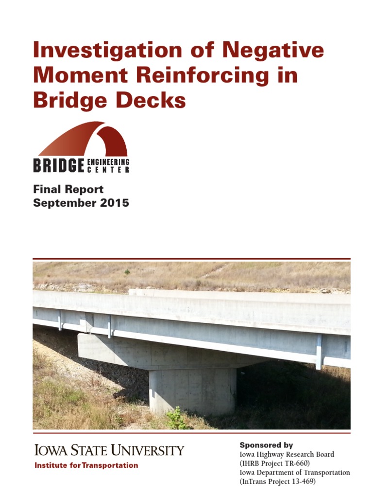 Negative Moment Reinforcing W CVR | PDF | Bridge | Reinforcement