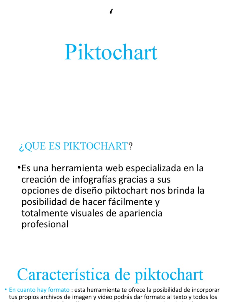 Introducción a Piktochart y sus funciones | PDF