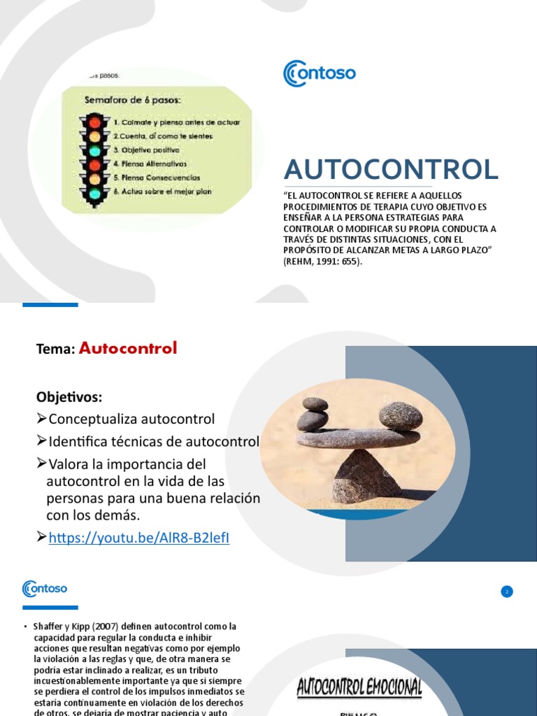 Auto Control | PDF | Comportamiento | Las emociones