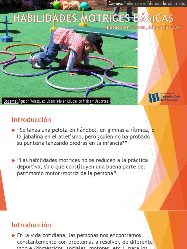 Habilidades Motrices Básicas | Descargar gratis PDF | Aprendizaje | Motivación