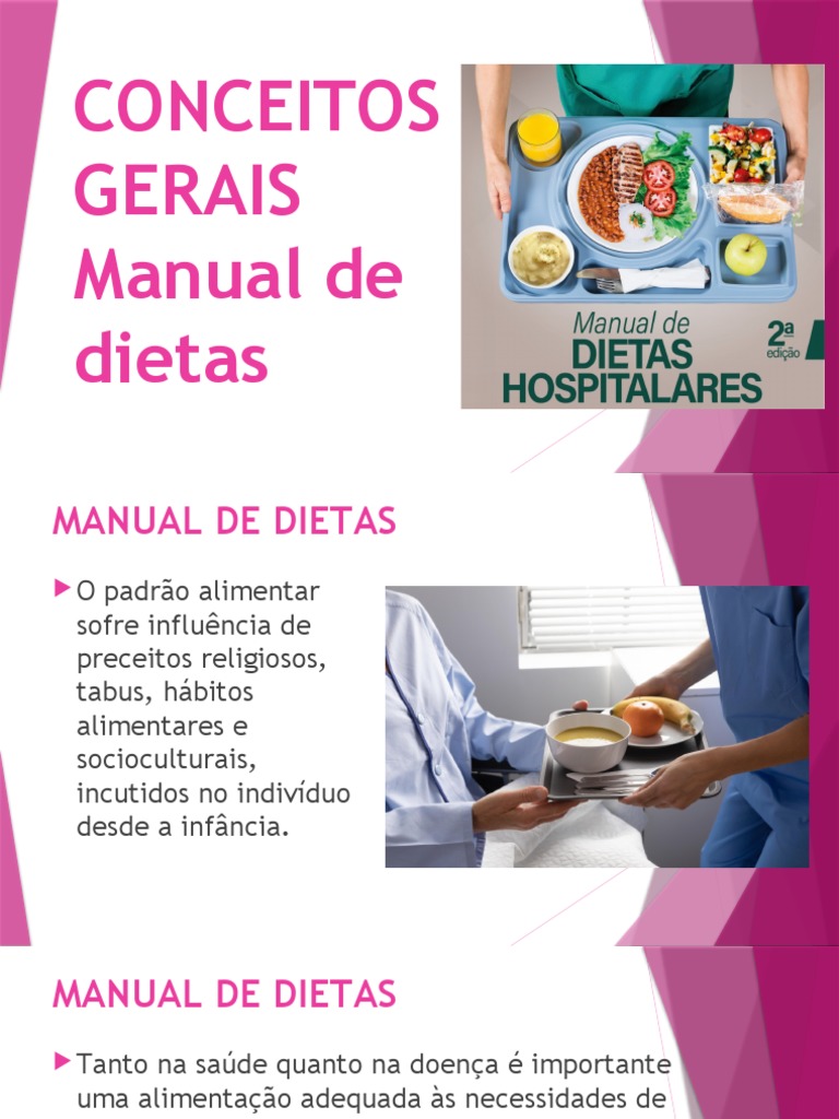 Aula 02 Manual de Dietas | PDF | Nutrição | Dieta e Nutrição