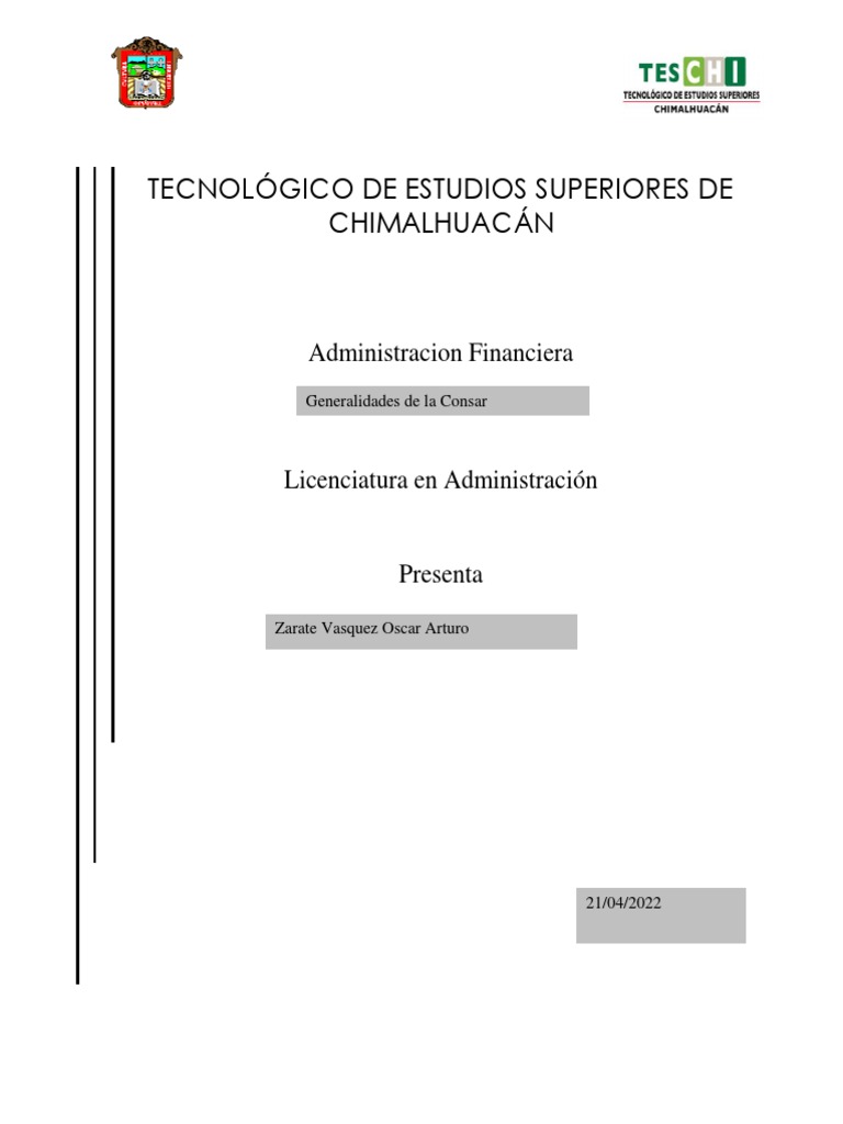 Generalidades de Consar | PDF | Gobierno