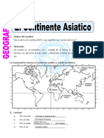 Mapa Del Continente Asiatico Con Nombres para Imprimir | PDF | Asia