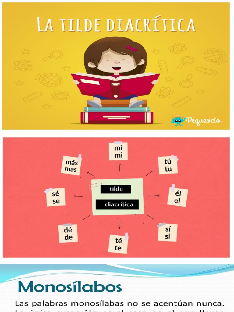 Tilde Diacrítica en Monosílabos | PDF