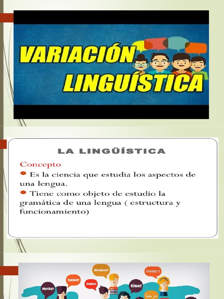 Variaciones de La Lengua | PDF