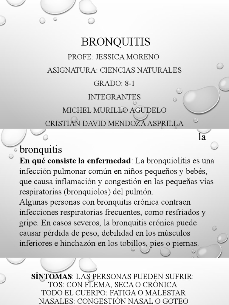 Bronquitis | PDF