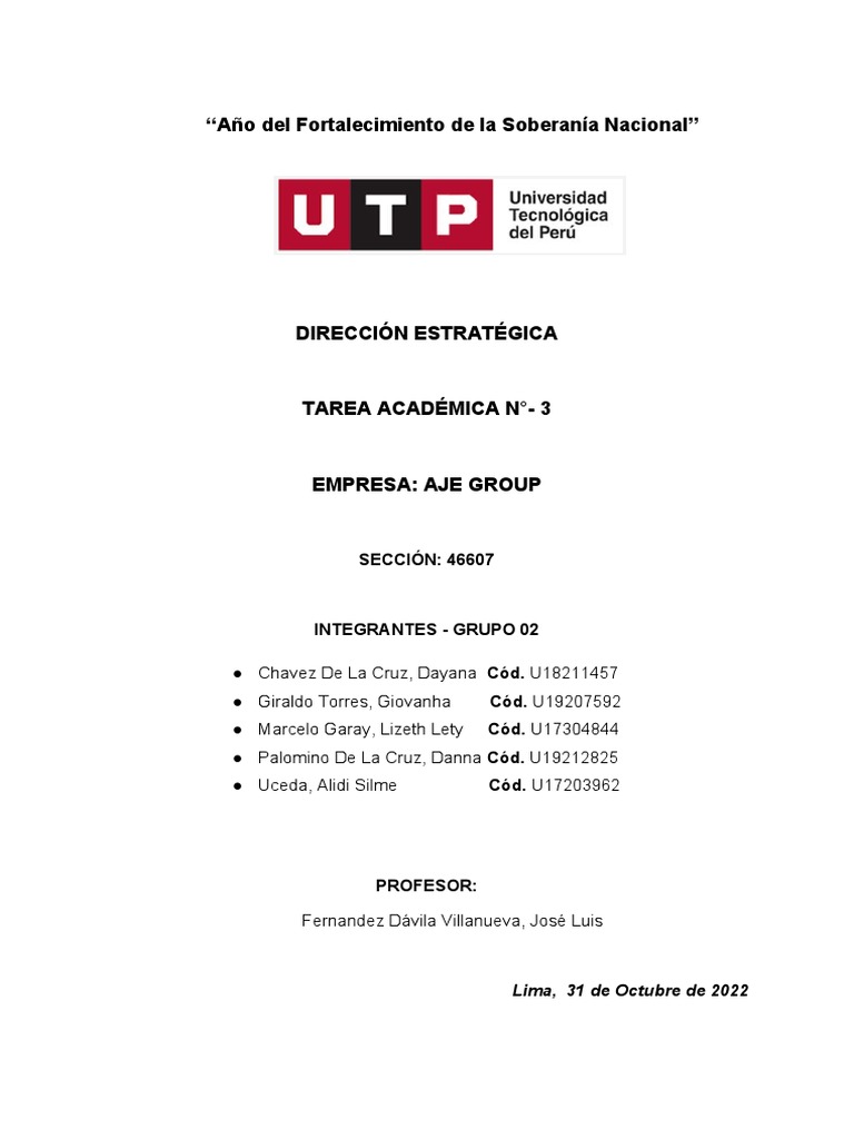 TA3 - Grupo 2 | PDF | Oferta y demanda | Business
