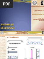 3 Estructuras Reticuladas | PDF | Braguero | Ingeniería estructural