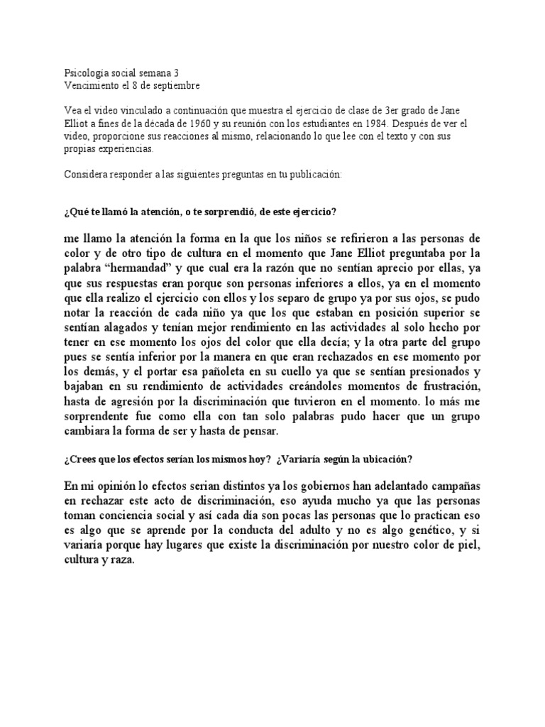 Psicología Social | PDF | Color | Discriminación