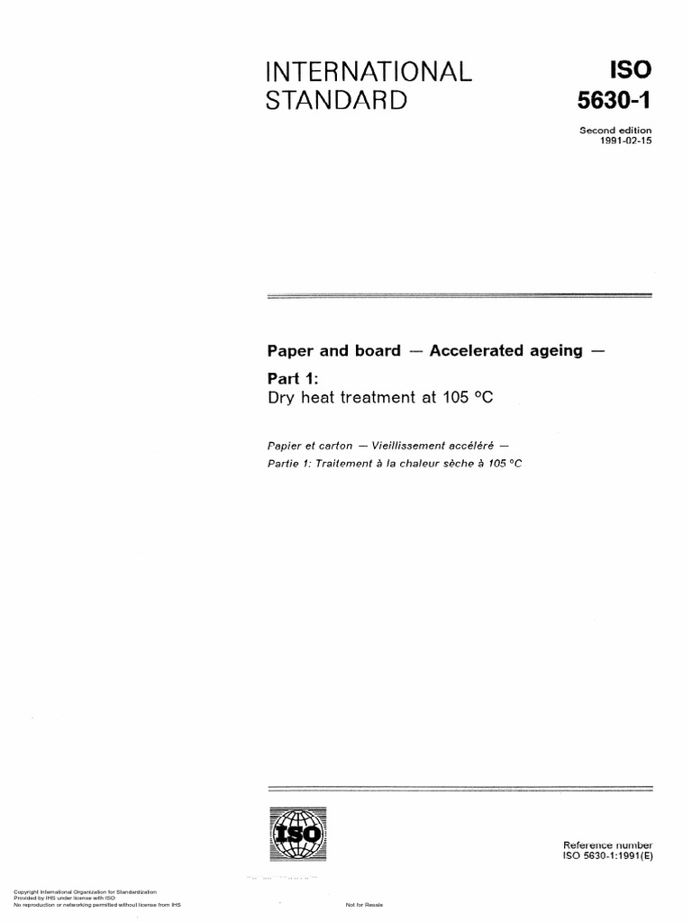 Norma Iso 5630-Parte1 | PDF | International Organization For ...