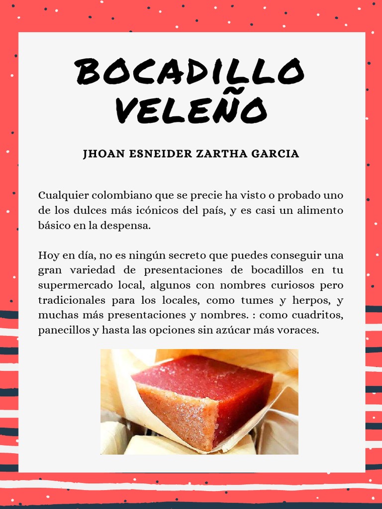Bocadillo Veleño | PDF | Marketing | Producto (Negocio)