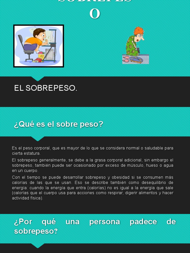Causas y soluciones del sobrepeso | PDF | Salud y bienestar