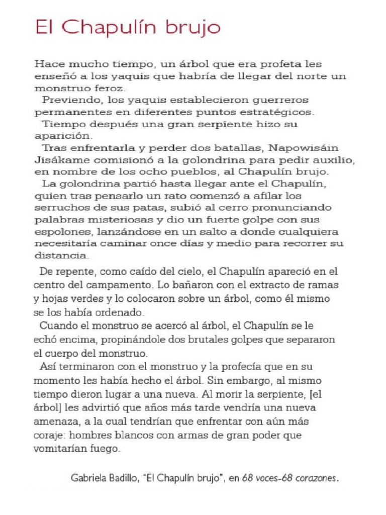 El Chapulin Brujo | PDF