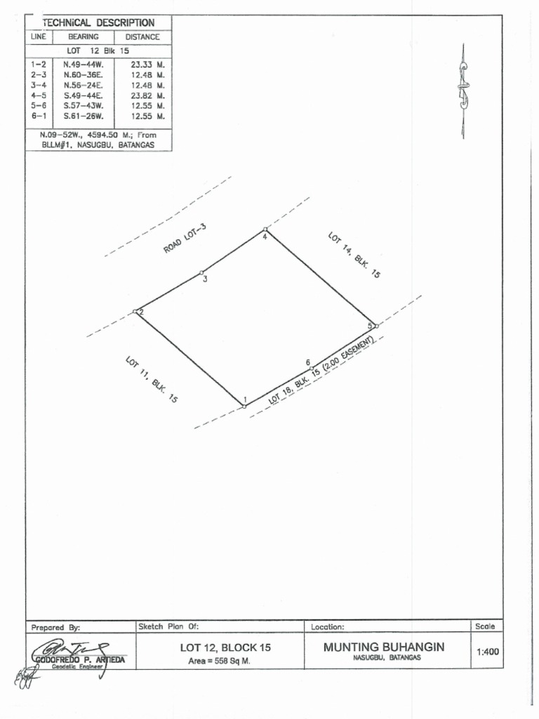 Lot Plan | PDF