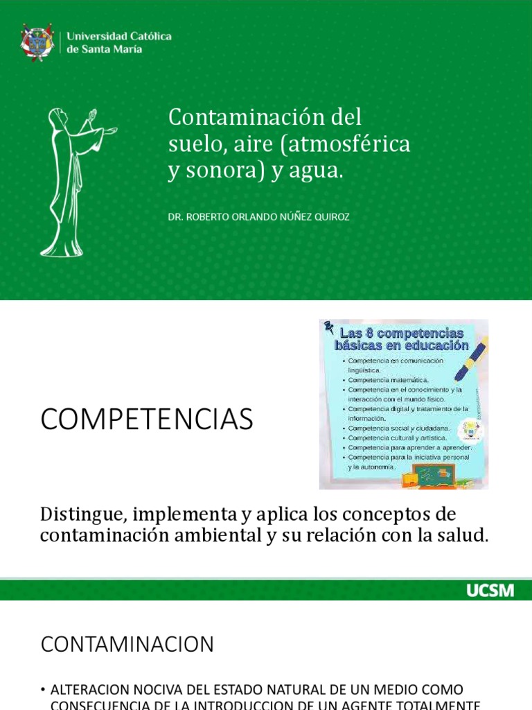 CONTAMINACIÓN Del Suelo, Aire y Agua | PDF | Contaminación | La ...