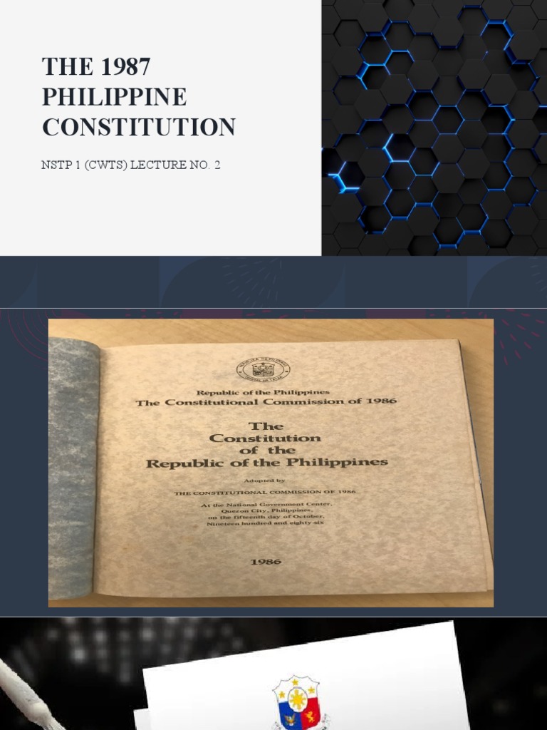 Overview of the 1987 Philippine Constitution | PDF | Constitution ...