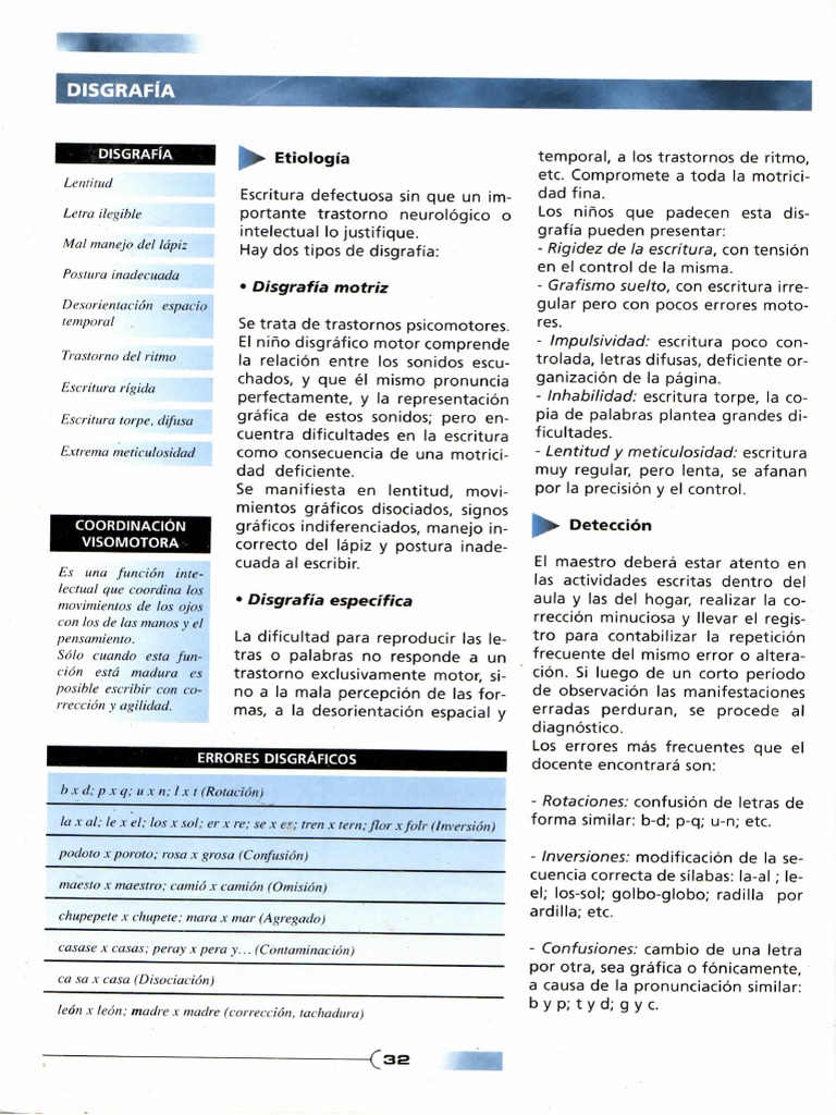 Guía Completa sobre Disgrafía Infantil | PDF | Mano | Ritmo