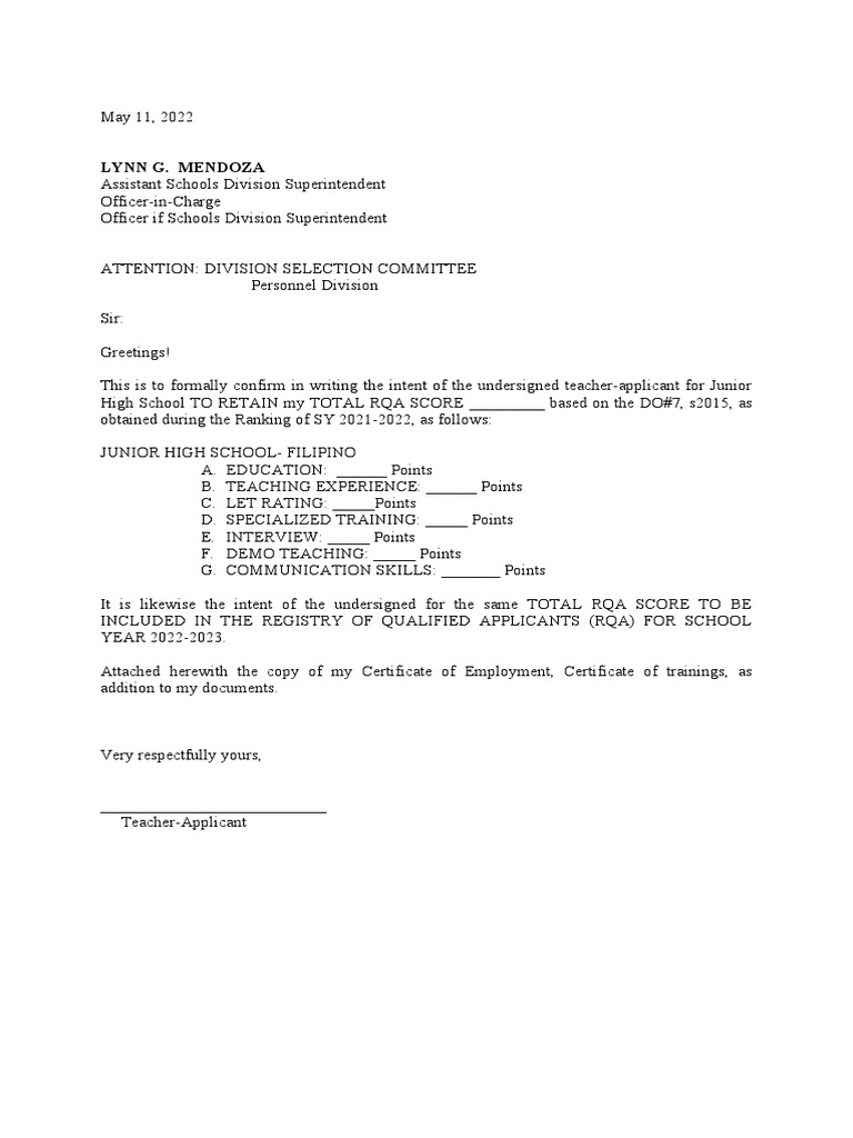 RETENTION LETTER Only For GC | PDF | Finance & Money Management