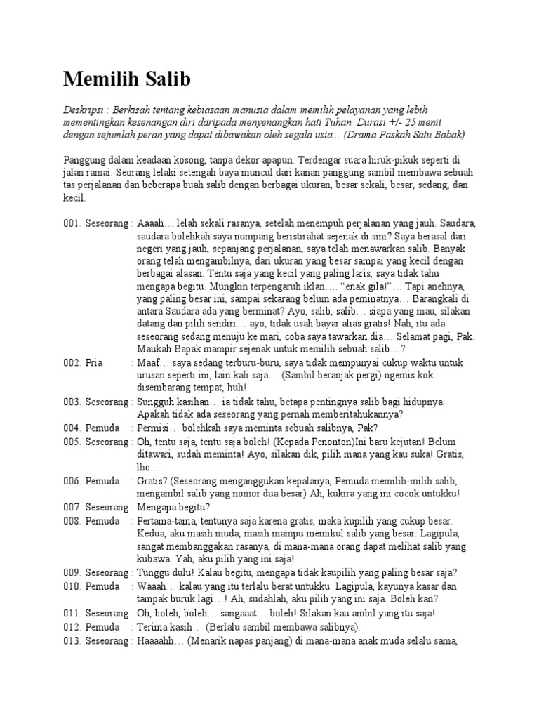 Memilih Salib | PDF
