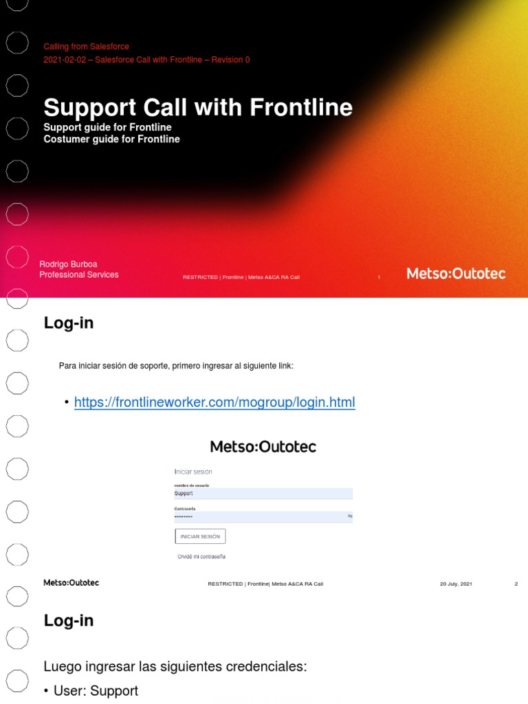 Guía de Soporte para Frontline en Salesforce | PDF | Internet ...