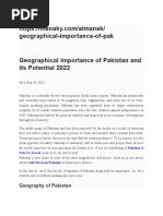 Borders & Passes of Pakistan | PDF | Pakistan | Khyber Pakhtunkhwa