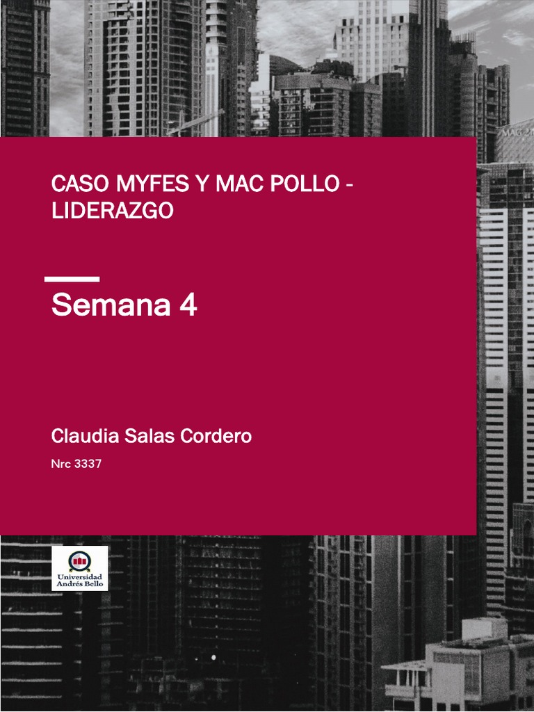 Caso 3 Liderazgo NRC 3337 Claudia Salas | PDF | Liderazgo | Las emociones