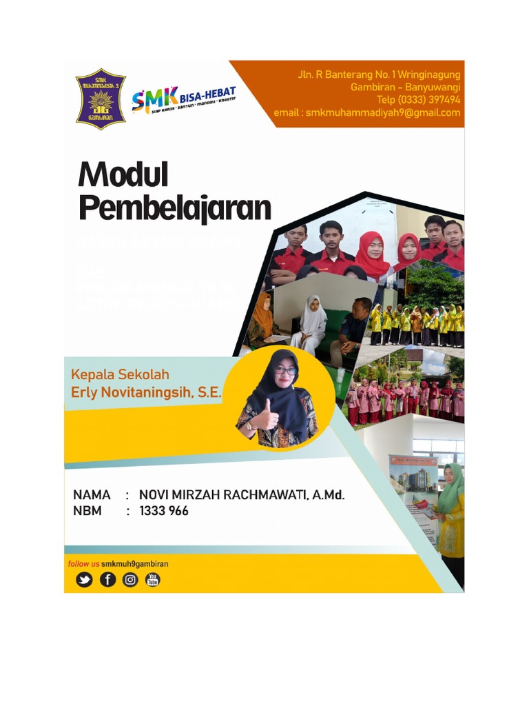 Modul 2 Prinsip-Prinsip Tata Letak Desain Grafis | PDF