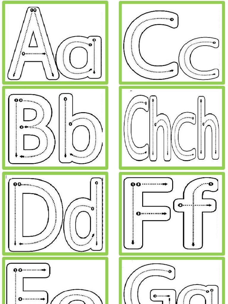 Grafomotricidad Abecedario | PDF
