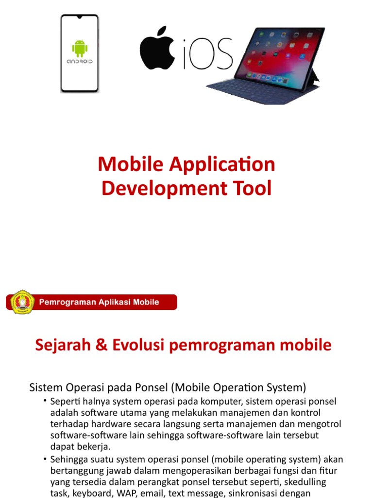 Modul 02 - Mobile Application Development Tools | PDF | Seni | Komputer