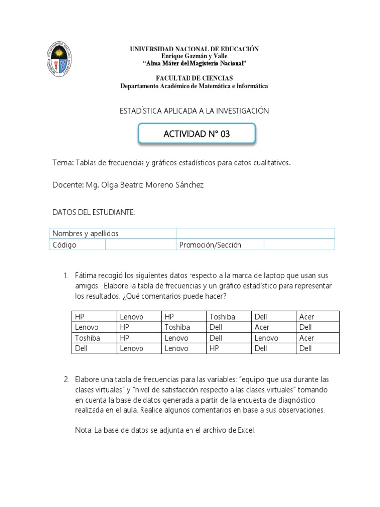 ACTIVIDAD 3-Tablas-Gráficos-Var-Cualitativas | PDF