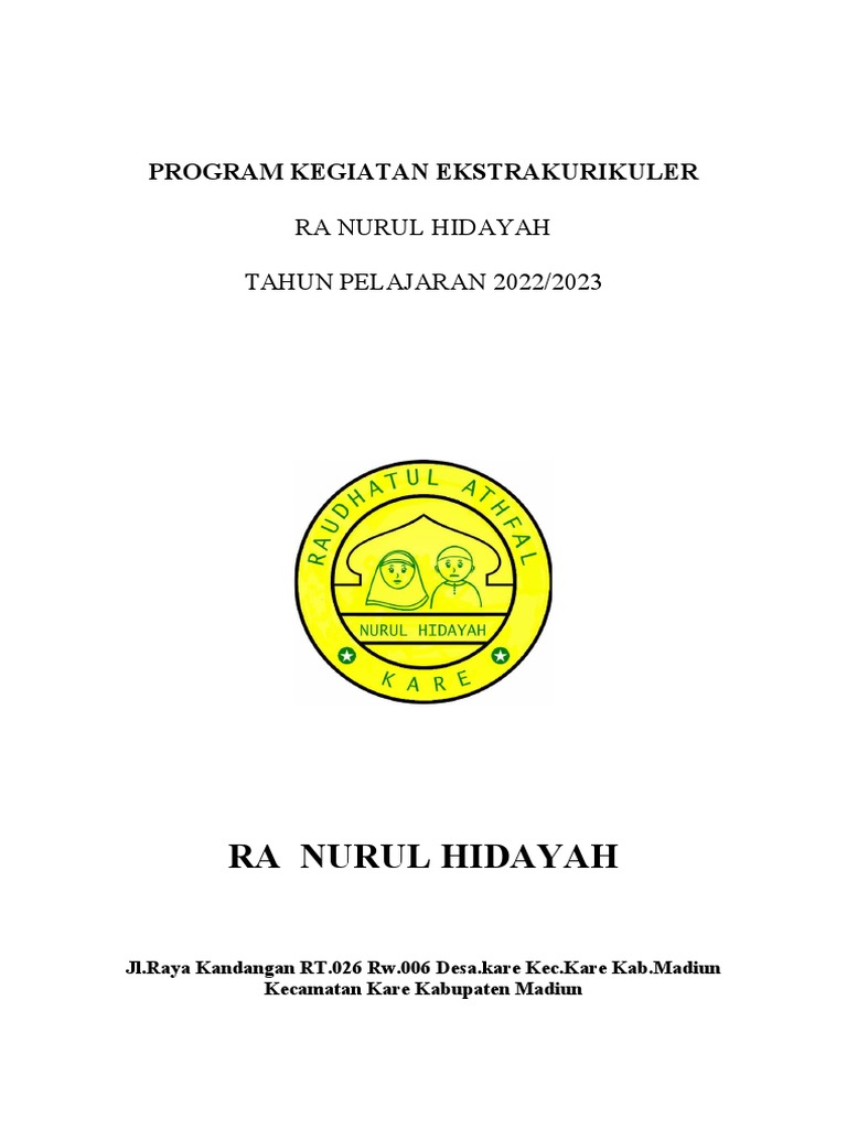 Program Kegiatan Ekstrakurikuler | PDF