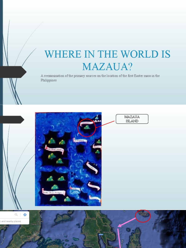 Locating Mazaua: The First Mass Debate | PDF | Exploration | Age Of ...